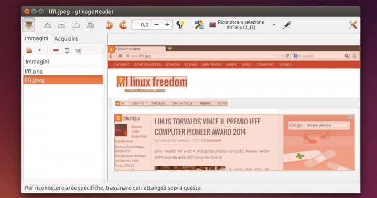gImageReader software per effettuare scansioni OCR per Linux e Windows - Linux Freedom