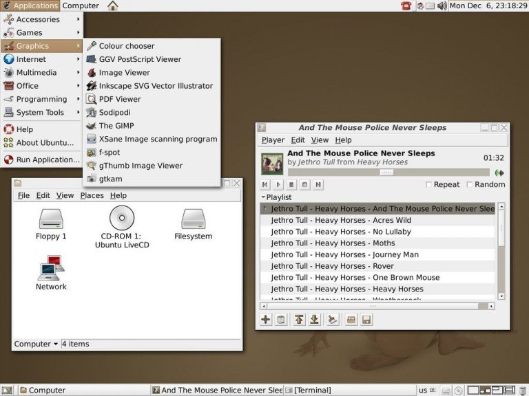Com'era...Ubuntu 4.10 Warty Warthog - Linux Freedom