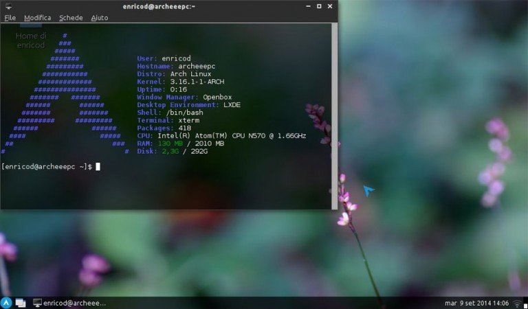 LXDE in Arch Linux, alcuni piccoli consigli post-installazione - Linux ...