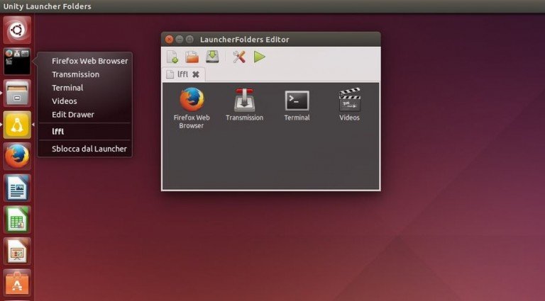 Ubuntu Unity Launcher Folders - creare gruppi personalizzati nel Launcher - Linux Freedom
