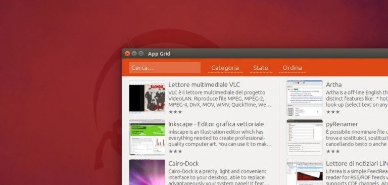 App Grid 0.199 arriva il supporto per Ubuntu 14.10 Utopic - Linux Freedom