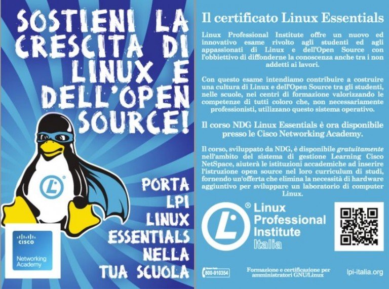 Cisco Networking Academy presenta il corso NDG Linux Essentials - Linux Freedom