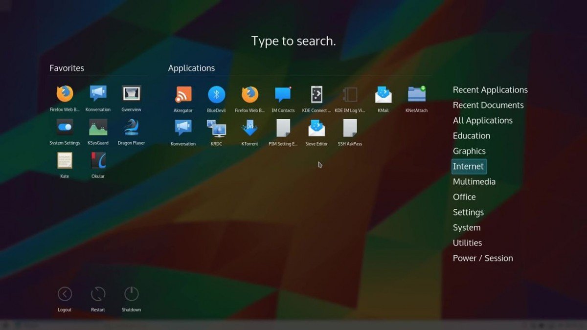KDE presenta il menu full screen Application Dashboard - Linux Freedom