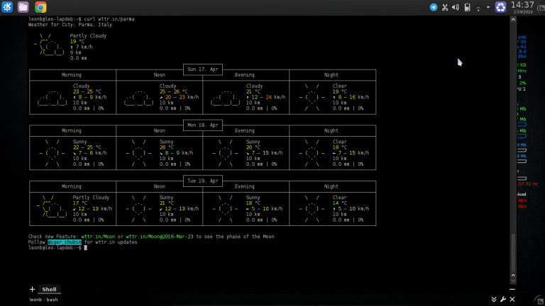 [Guida] cURL e wttr.in: Previsioni meteo nel terminale - Linux Freedom