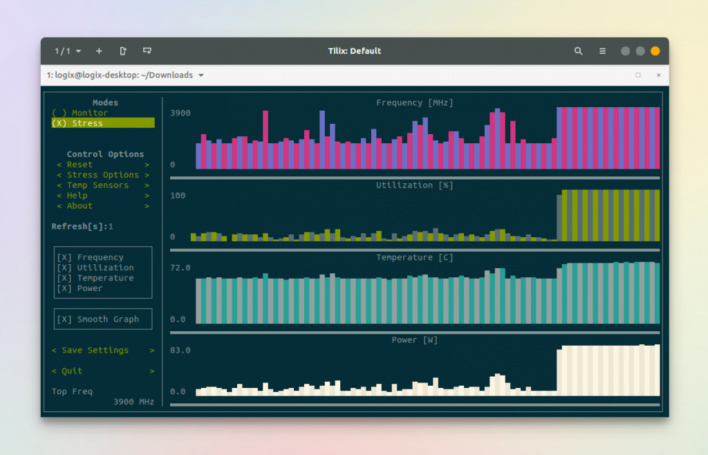 s-tui: UI Tool perfetto per il monitoraggio e il testing della CPU ...