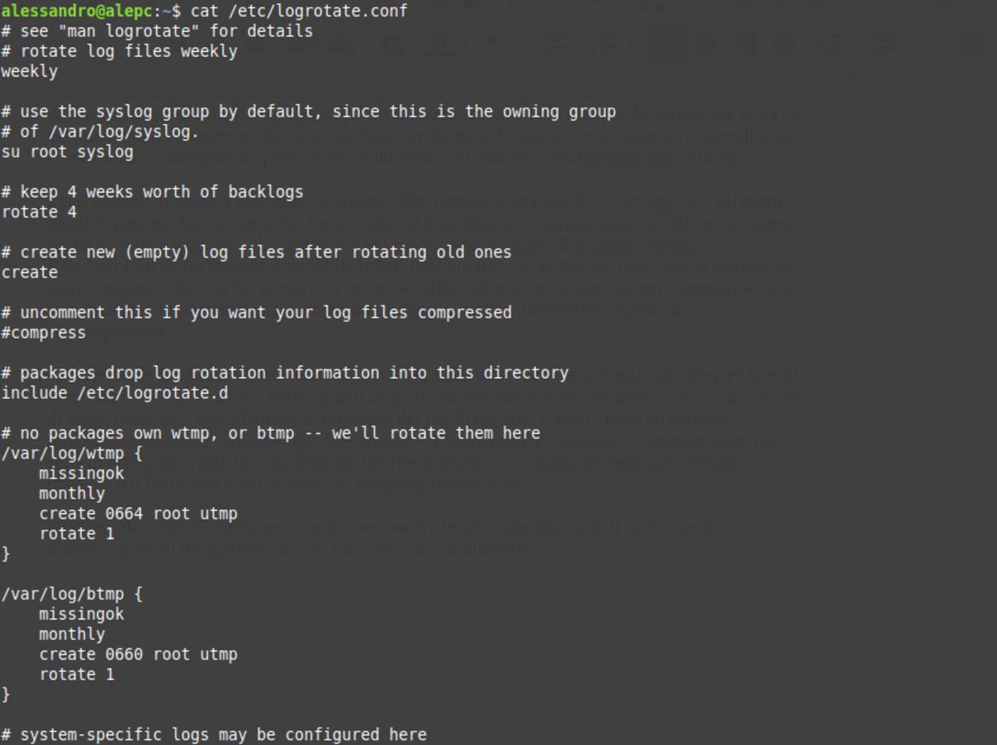 [Guida] Sysadmin GNU/Linux: la manutenzione dei log tramite logrotate - Aggregatore GNU/Linux e ...
