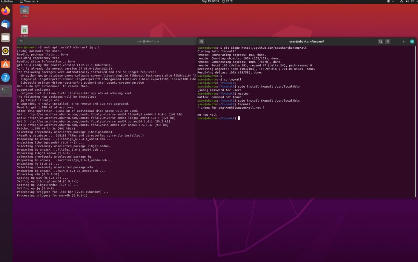 [GUIDA] Linux: creiamo una mail temporanea da terminale con tmpmail