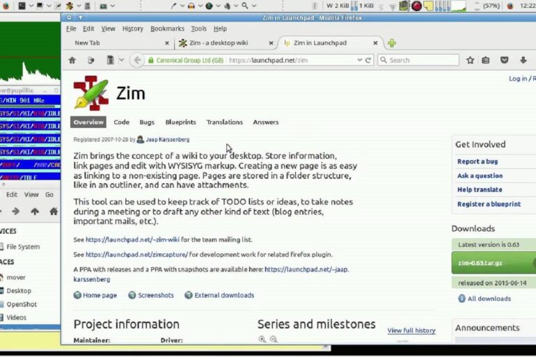 Zim, editor open source per organizzare gli appunti in formato Wiki