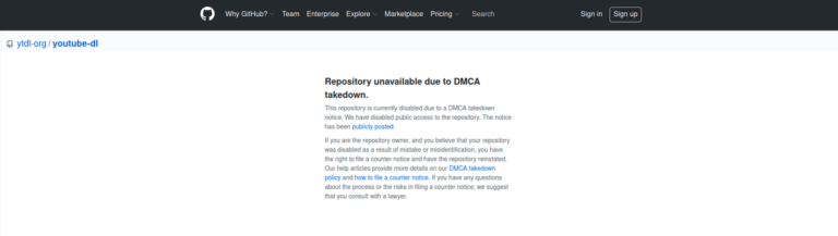 Youtube-dl censurato da GitHub su richiesta della RIAA